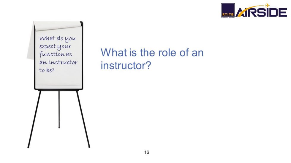 Airside Instructor Training - RTITB