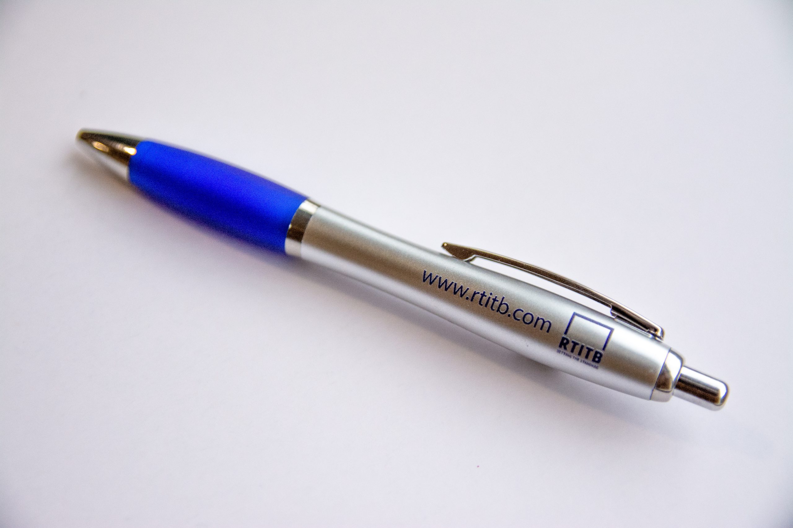 RTITB Pen | Our RTITB Branded Pen includes the RTITB logo